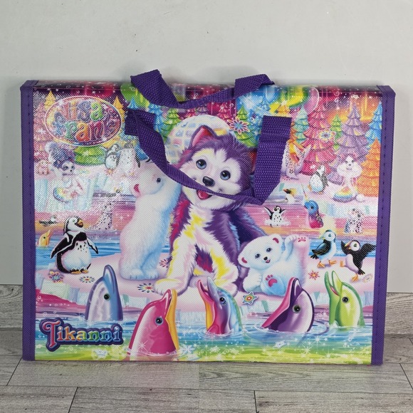 Lisa Frank | Office | Lisa Frank Tikanni Husky Trifold Portfolio ...